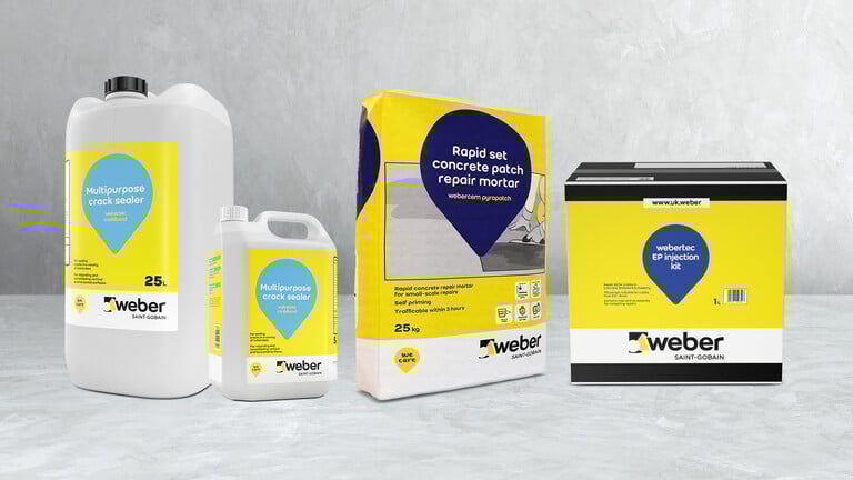 Concrete repair products | Technical Mortars | Weber UK